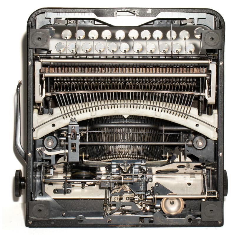 Smith-Corona Sterling Manual Typewriter Black 1946 Floating Shift ...